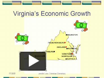 Virginias Economic Growth presentation | free to view