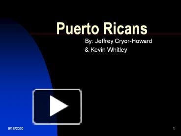 Puerto Ricans presentation | free to download