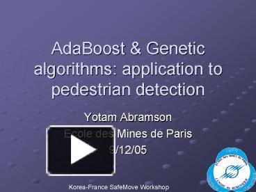 AdaBoost presentation | free to view