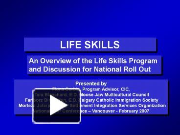LIFE SKILLS presentation | free to download