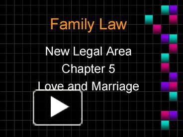 PPT – Family Law PowerPoint presentation | free to view - id: 15178f-ZWY1Y