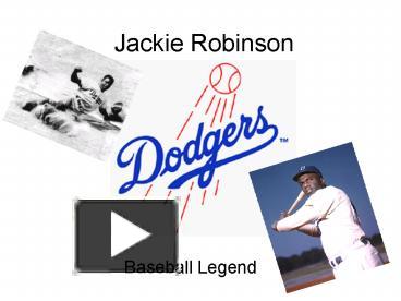 Jackie Robinson presentation | free to view