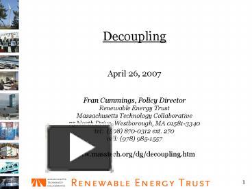 Decoupling presentation | free to view