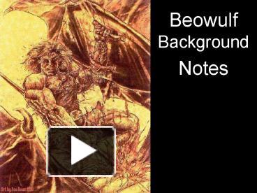 PPT – Beowulf Background PowerPoint presentation | free to view - id ...