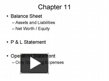PPT – Balance Sheet PowerPoint presentation | free to view - id: 159734 ...