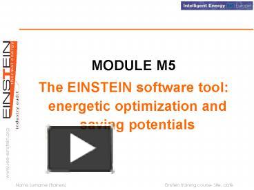 PPT – MODULE M5 PowerPoint presentation | free to view - id: 159bc0-ZDc1Z