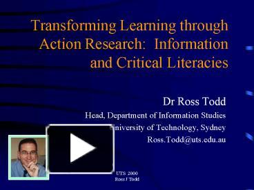 PPT – UTS 2000 PowerPoint presentation | free to view - id: 15b567-ZjI5Y