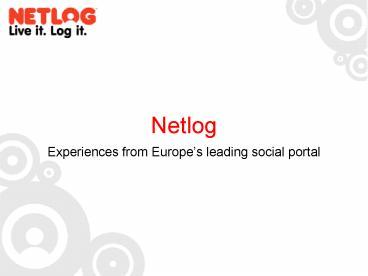 Netlog presentation | free to view
