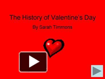 The History of Valentines Day presentation | free to view