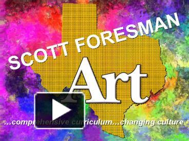 SCOTT FORESMAN presentation | free to view
