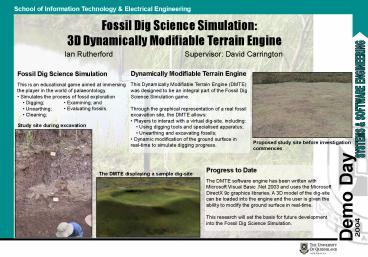 Fossil Dig Science Simulation: presentation | free to view