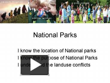 National Parks presentation | free to view