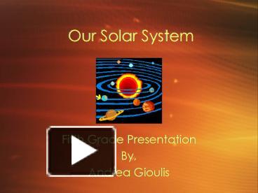 PPT – Our Solar System PowerPoint presentation | free to download - id ...