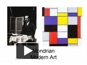Mondrian Modern Art presentation | free to view