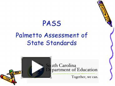 PPT – Palmetto Assessment of State Standards PowerPoint presentation ...