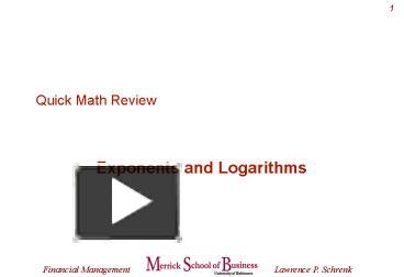 PPT – Quick Math Review PowerPoint presentation | free to view - id ...