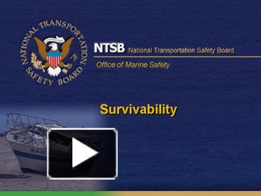PPT – Survivability PowerPoint presentation | free to view - id: 16b425-ZDc1Z