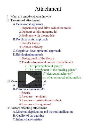 PPT – Attachment PowerPoint presentation | free to download - id ...