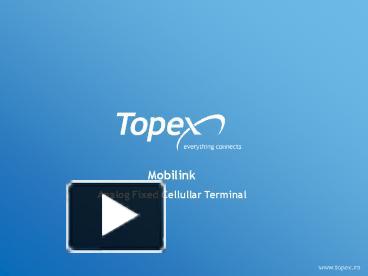 PPT – Mobilink PowerPoint presentation | free to view - id: 16d4bc-ZDc1Z