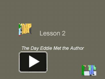PPT – The Day Eddie Met the Author PowerPoint presentation | free to ...