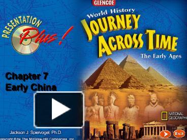 Early China presentation | free to view