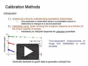 Calibration Methods presentation | free to view