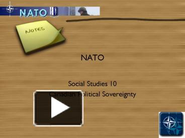 NATO presentation | free to view