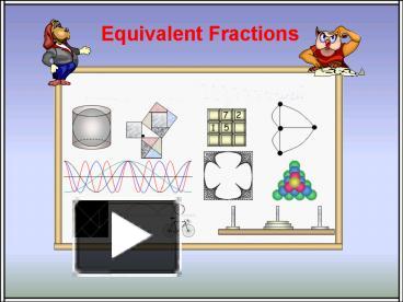 PPT – Fractions Equivalent Diagrams PowerPoint presentation | free to ...