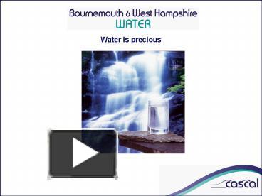Water is precious presentation | free to view