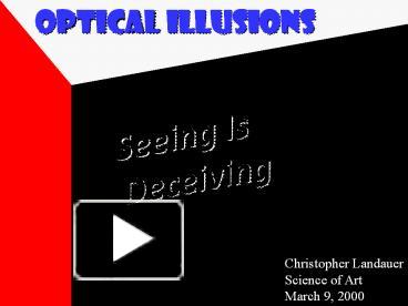 Optical Illusions presentation | free to download