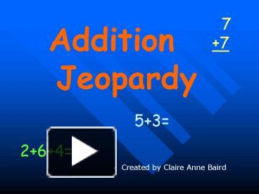PPT – Short Vowel Jeopardy PowerPoint presentation | free to view - id ...