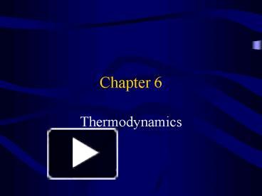 Thermodynamics presentation | free to view