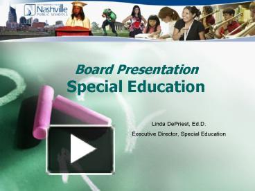 PPT – Board Presentation Special Education PowerPoint presentation ...