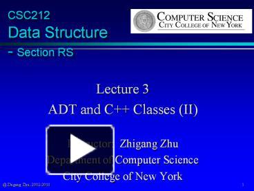 PPT – CSC212 Data Structure - Section RS PowerPoint presentation | free to download - id: 17bb6b ...