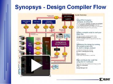 Synopsys - Design Compiler Flow presentation | free to view