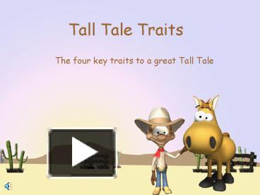 PPT – Tall Tale Traits PowerPoint presentation | free to view - id ...