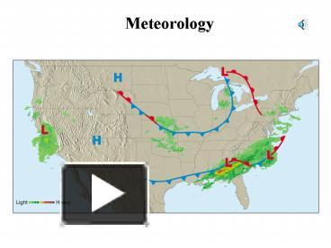 Meteorology presentation | free to view