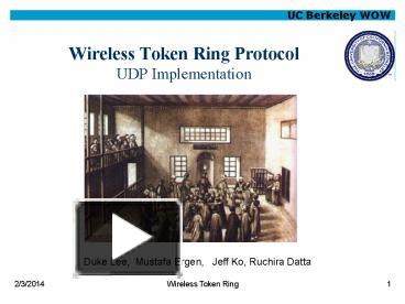 PPT – Wireless Token Ring Protocol UDP Implementation PowerPoint presentation | free to view ...