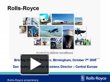 Rolls-Royce presentation | free to view