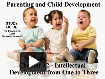 Parenting and Child Development presentation | free to view