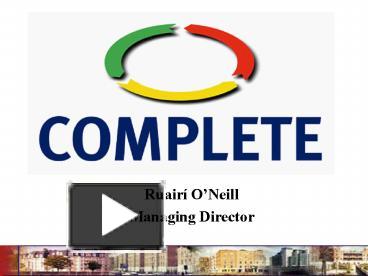 PPT – Ruair ONeill PowerPoint presentation | free to view - id: 1a7934-ZDc1Z