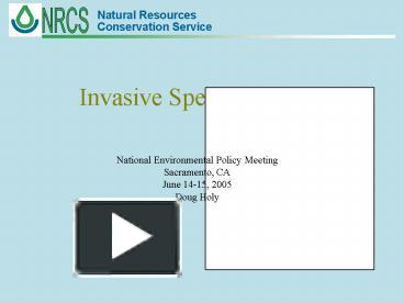 PPT – Invasive Species Update PowerPoint presentation | free to view ...