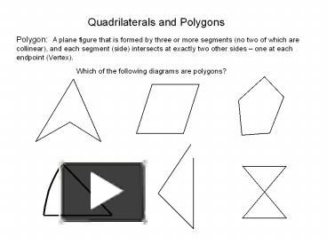 Quadrilaterals and Polygons presentation | free to download
