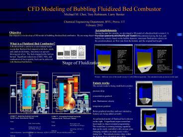 PPT – CFD Modeling of Bubbling Fluidized Bed Combustor PowerPoint presentation | free to view ...