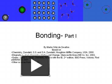 Bonding- Part I presentation | free to download