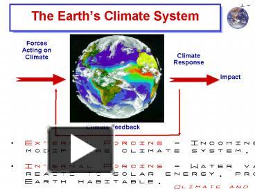 The Earths Climate System presentation | free to view