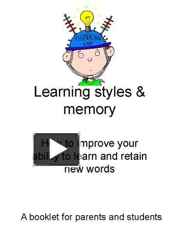 PPT – Learning styles PowerPoint presentation | free to view - id ...