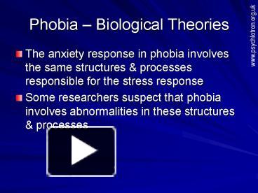 PPT – Phobia PowerPoint presentation | free to download - id: 1b239b-ZDc1Z
