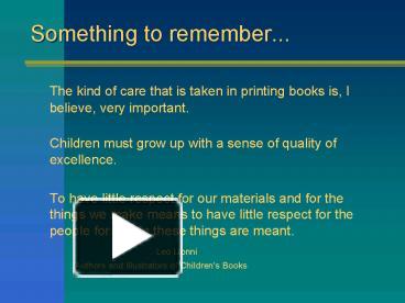 PPT – Something to remember''' PowerPoint presentation | free to view ...