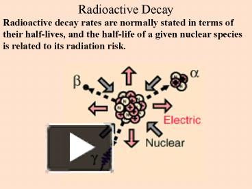 Radioactive Decay presentation | free to view